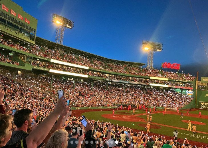 Fans First Banana Ball Delights at Sold Out Fenway Park Game