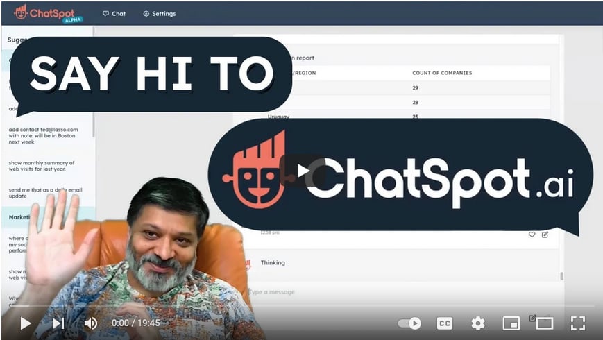 HubSpot Launches ChatSpot, an AI Tool for Natural Language Access to CRM Data