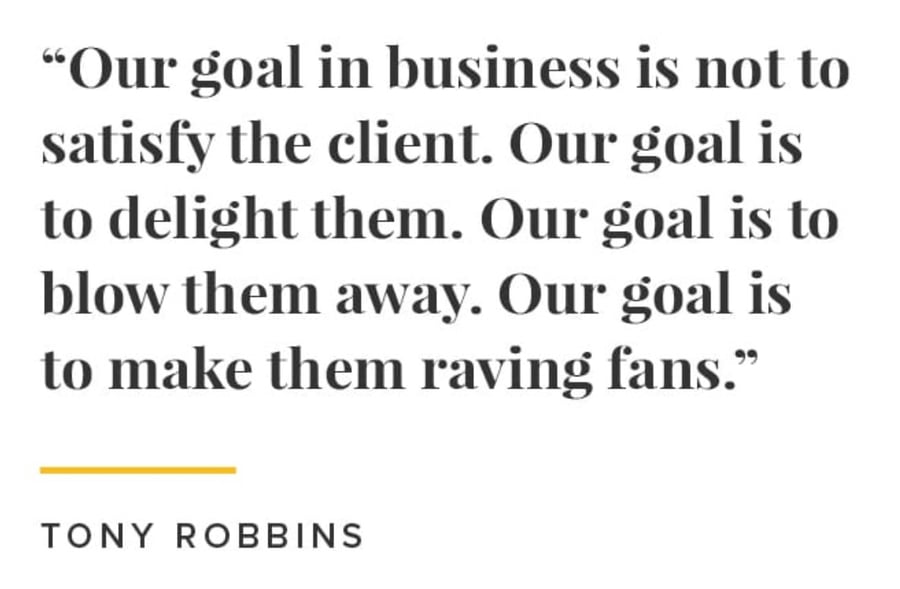 How to Turn Lukewarm Customers into Raving Fans: Me on the Tony Robbins ...