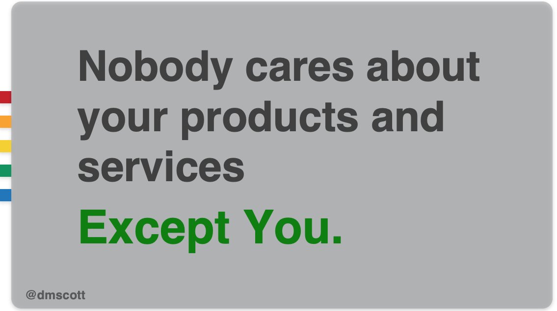 Back to the Basics: Nobody Cares About Your Products (Except You)
